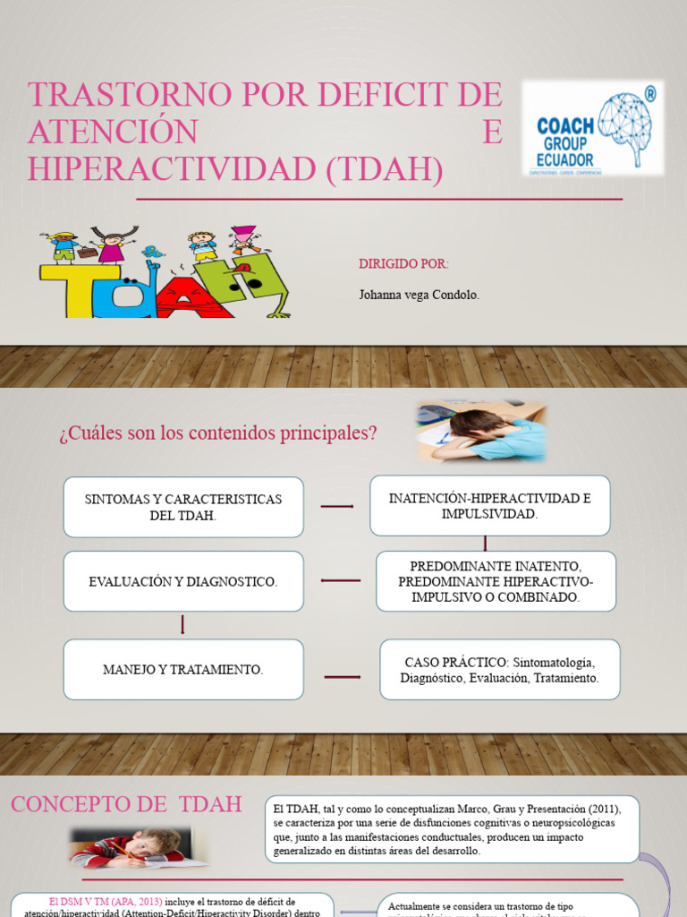 Trastorno Por Deficit de Atención e Hiperactividad ( | PDF | Desorden hiperactivo y deficit de ...