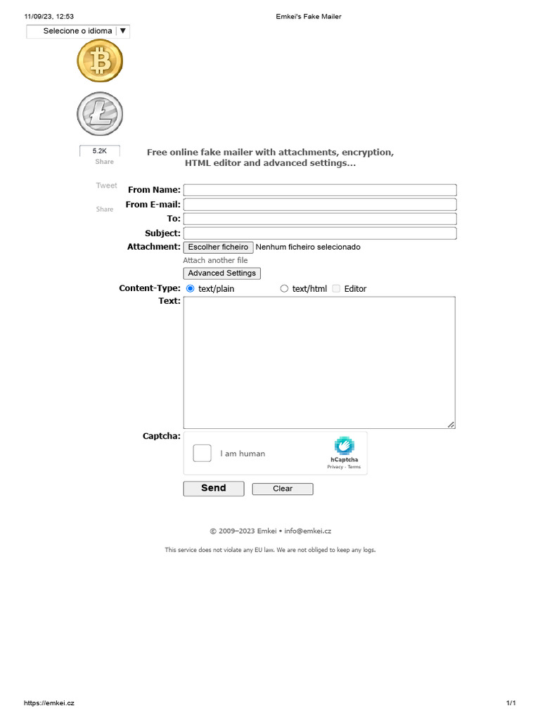 Emkei's Fake Mailer | PDF
