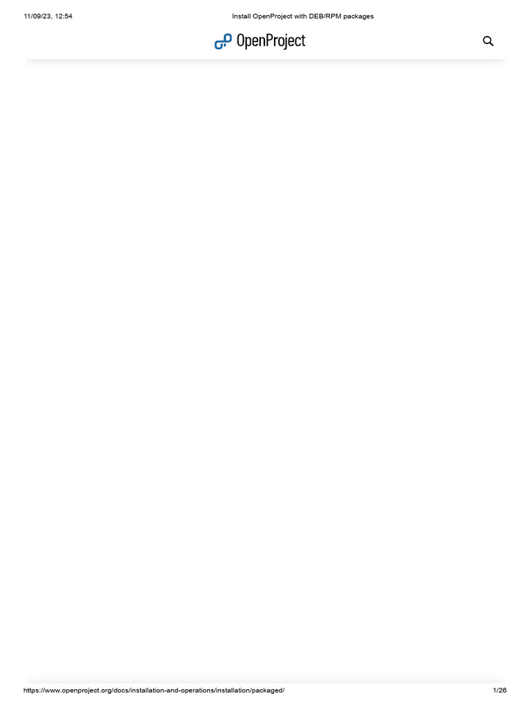 OpenProject Linux Installation Guide | PDF | Transport Layer Security | Networking