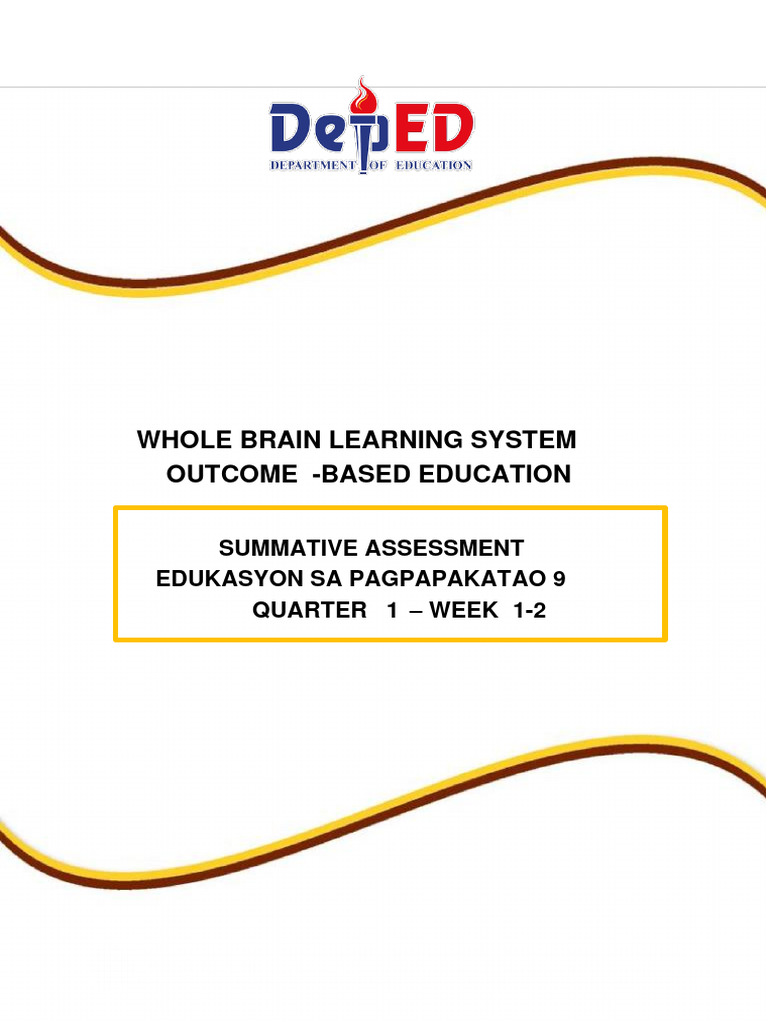 Whole Brain Learning System Outcome - Based Education | PDF