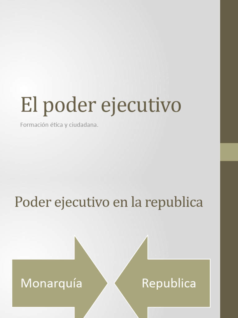 El Poder Ejecutivo Pdf Sistema De Dos Rondas Ejecutivo Gobierno