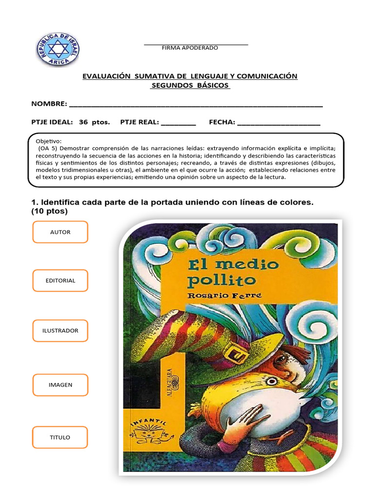 Evaluación de "El Medio Pollito" | PDF
