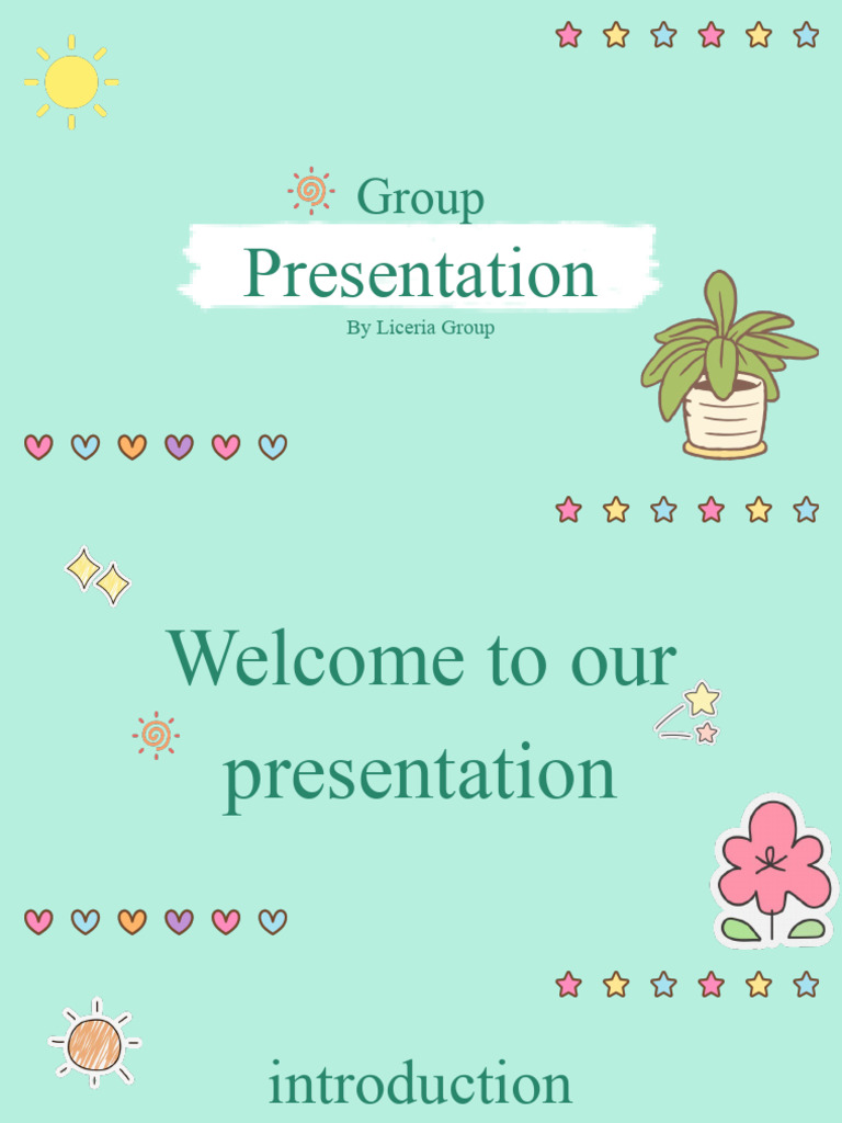 Tosca and Green Colorful Playful Liceria Group Presentation | PDF