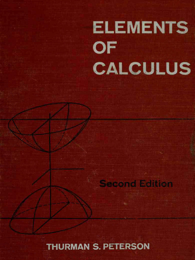 Elements of Calculus, Second Edition | PDF | Integral | Derivative