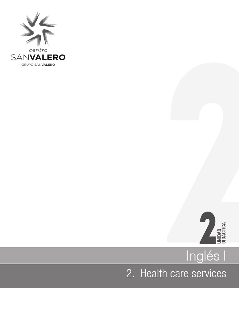 Inglés I: 2. Health Care Services | PDF