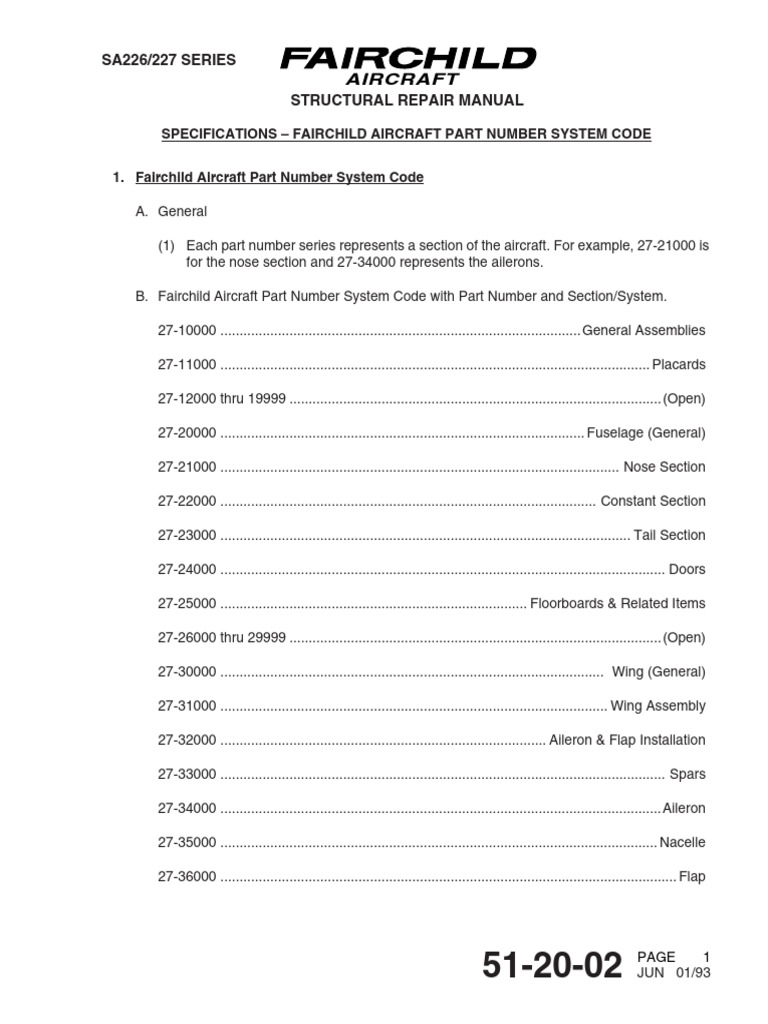 SRM 51-20-02 226 7 R20 | PDF | Empennage | Landing Gear