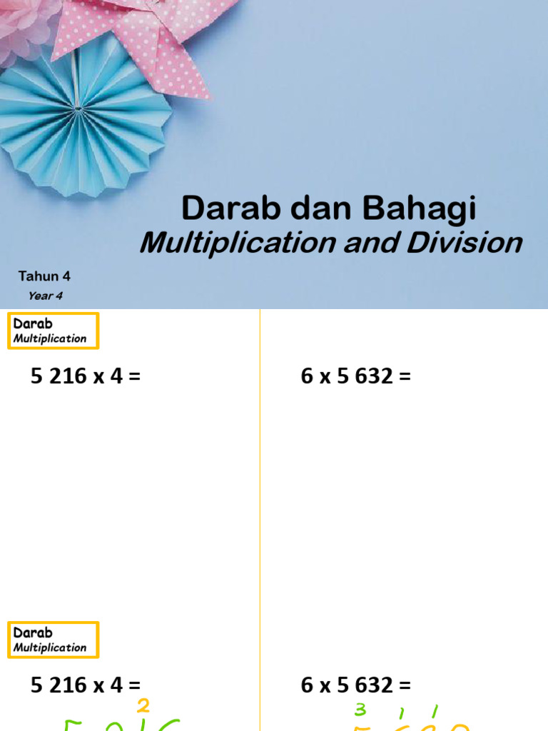 Darab Bahagi Tahun 4 | PDF