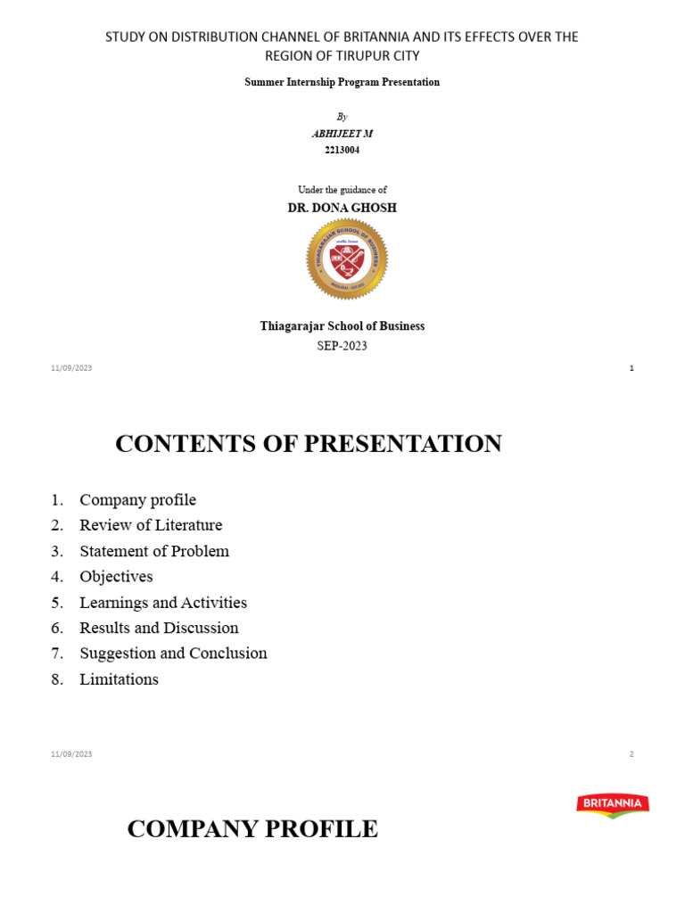 SIP Presentation | PDF | Financial Markets | Business