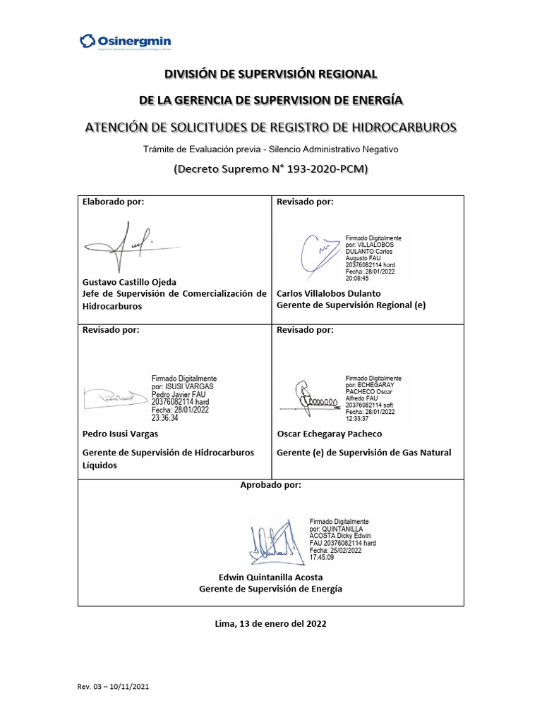 Lineamiento Atencion de Solicitudes de Registro de Hidrocarburos NUEVO ... Lineamiento Atencion de Solicitudes de Registro de Hidrocarburos NUEVO ...