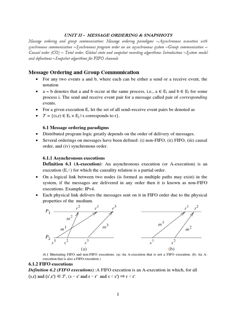 Ds Notes Unit 2 Pdf Multicast Distributed Computing