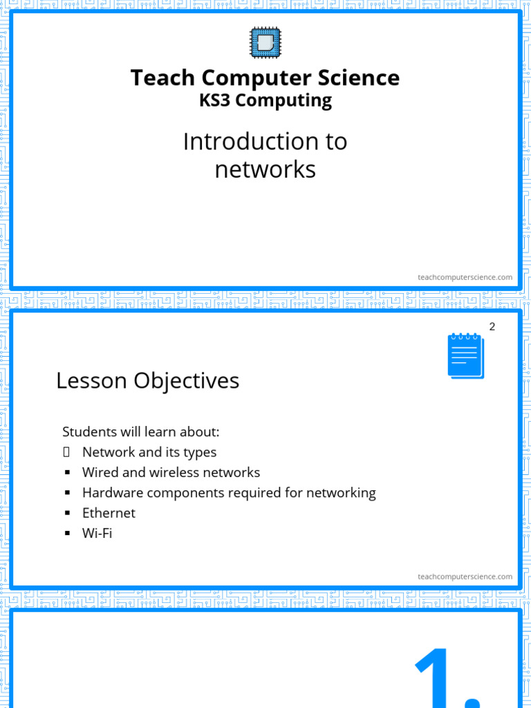 KS3 Presentation - 24 Introduction To Networks | PDF | Computer Network ...