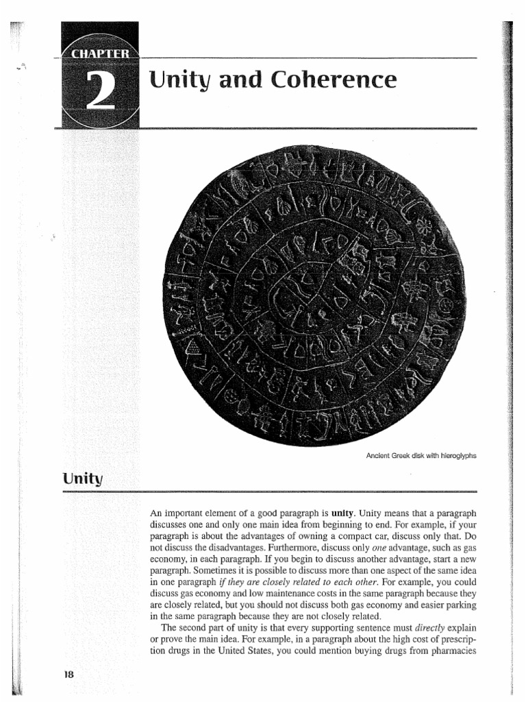 Chapter 2 Unity And Coherence Pdf