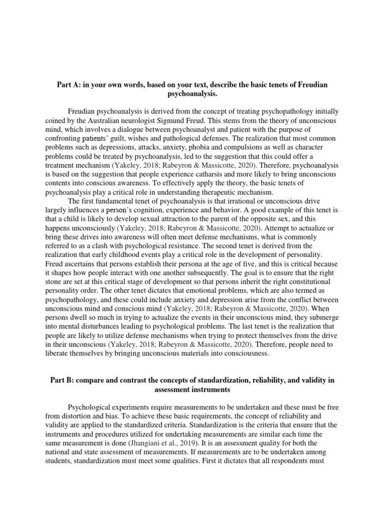 Psychoanalysis Pdf Psychoanalysis Unconscious Mind