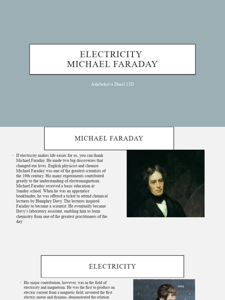 Michael Faraday | PDF