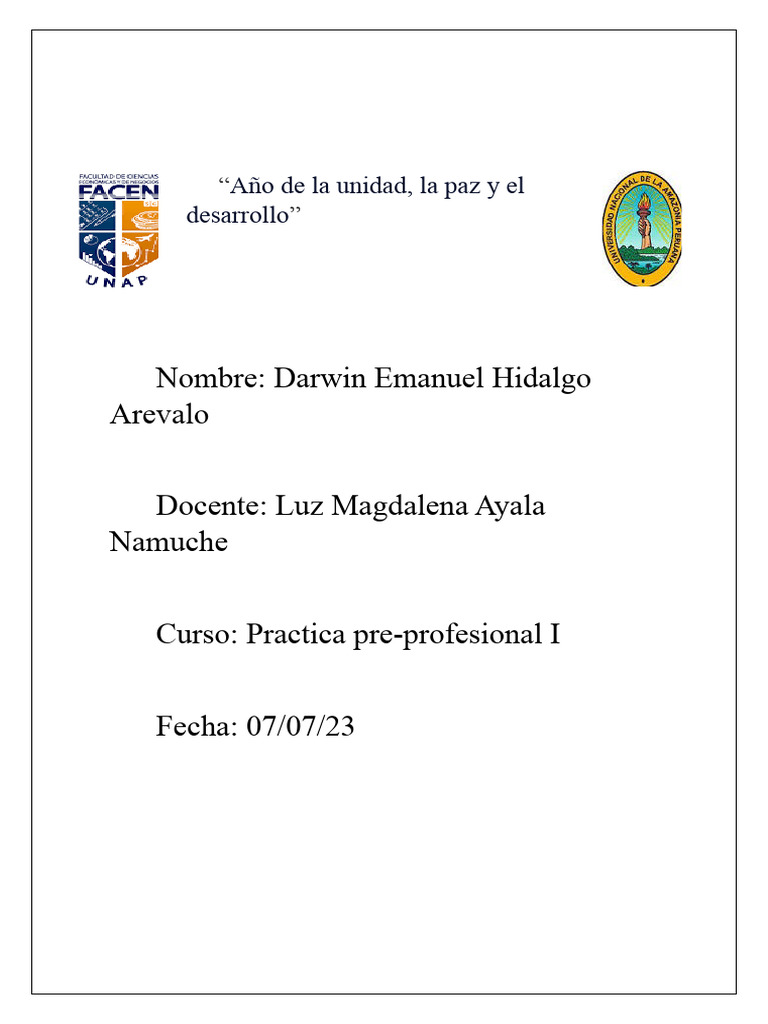 Darwin Emanuel Hidalgo Arevalo | PDF | Contabilidad | Business