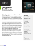Jetson Orin Nano Developer Kit Datasheet | PDF | Graphics Processing Unit | Computing