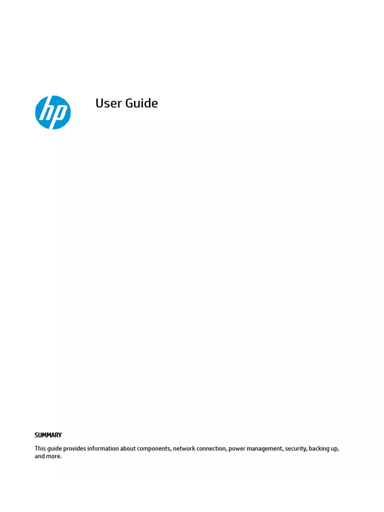 User Manual HP Envy X360 15 (English - 79 Pages) | PDF