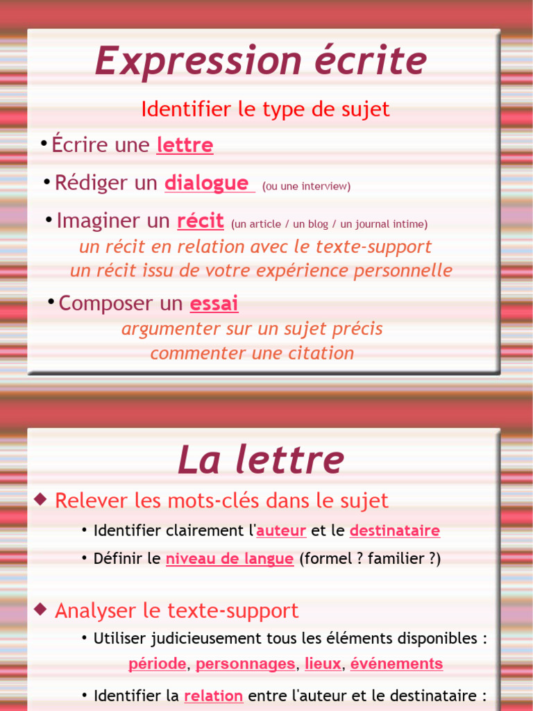 2 Expression Ecrite | PDF | Unités sémantiques