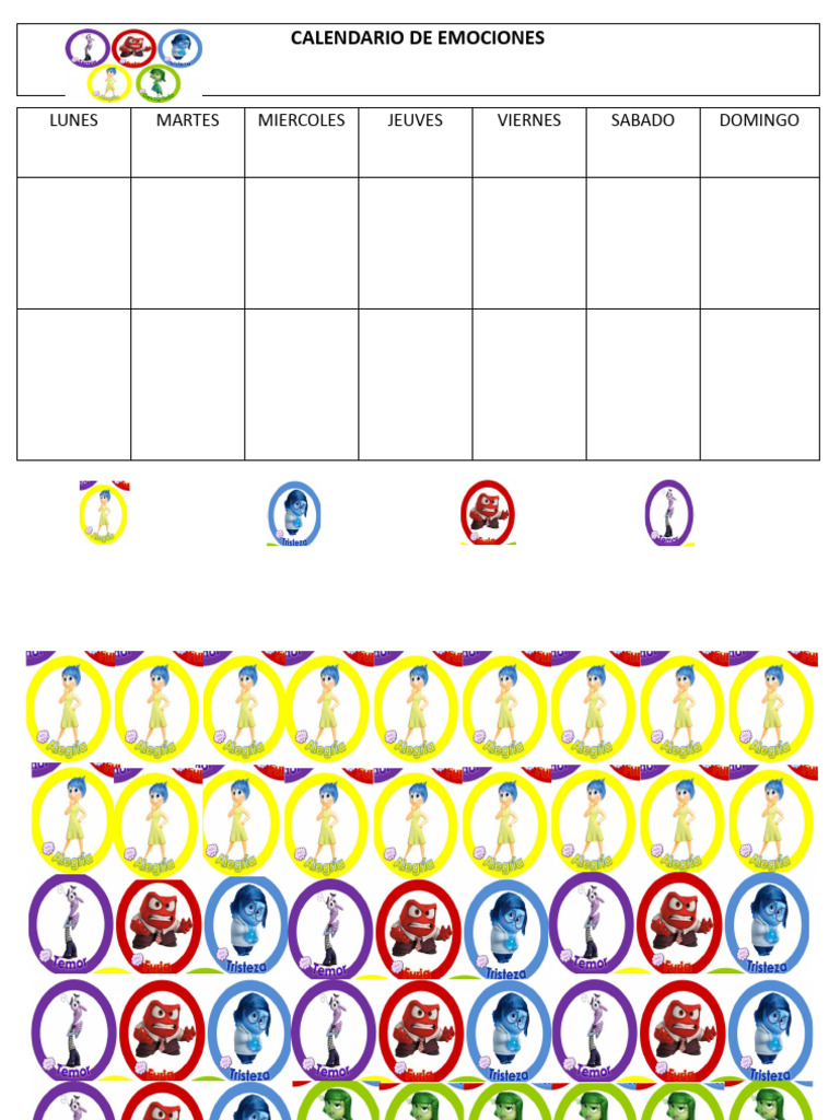 Calendario de Emociones | PDF