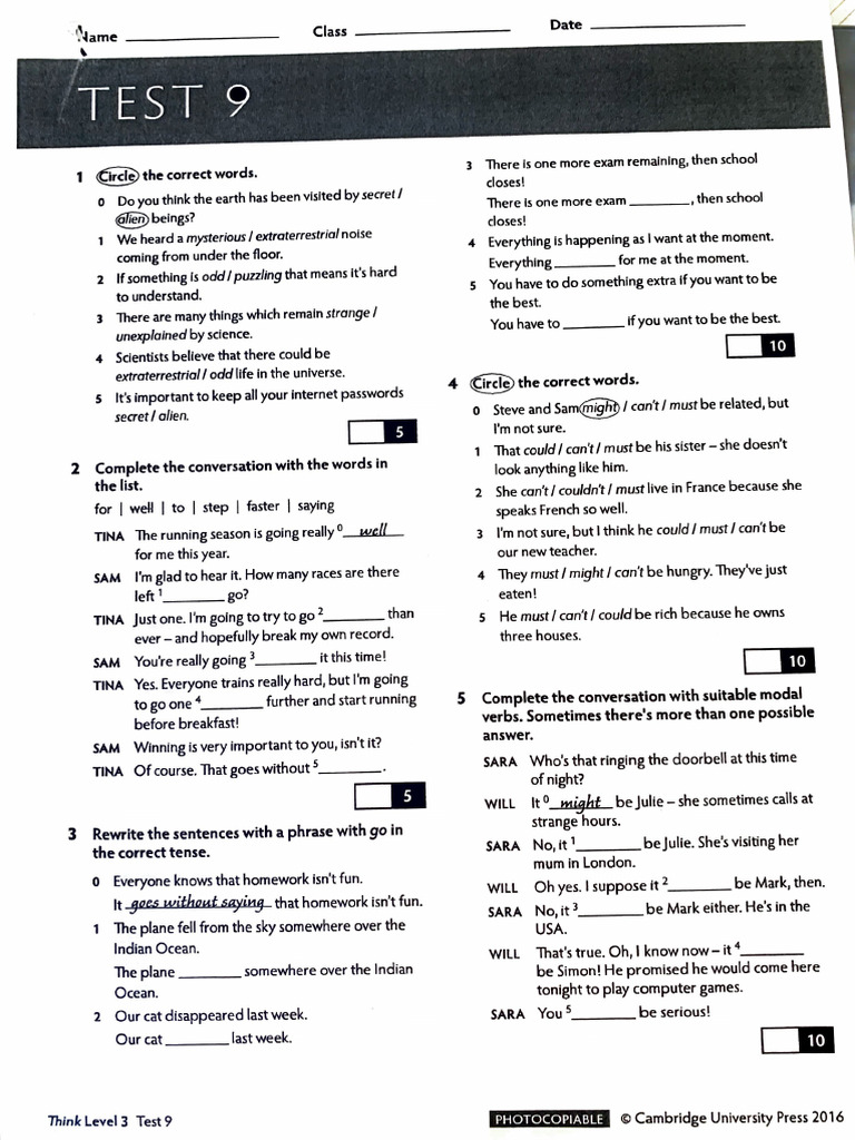 Unit9 Test | PDF