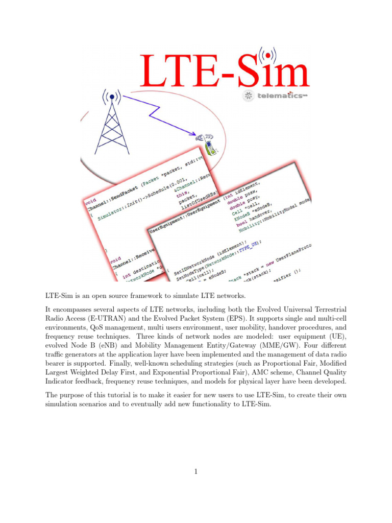 Tutorial LTE Sim | Download Free PDF | Software Engineering | Computing