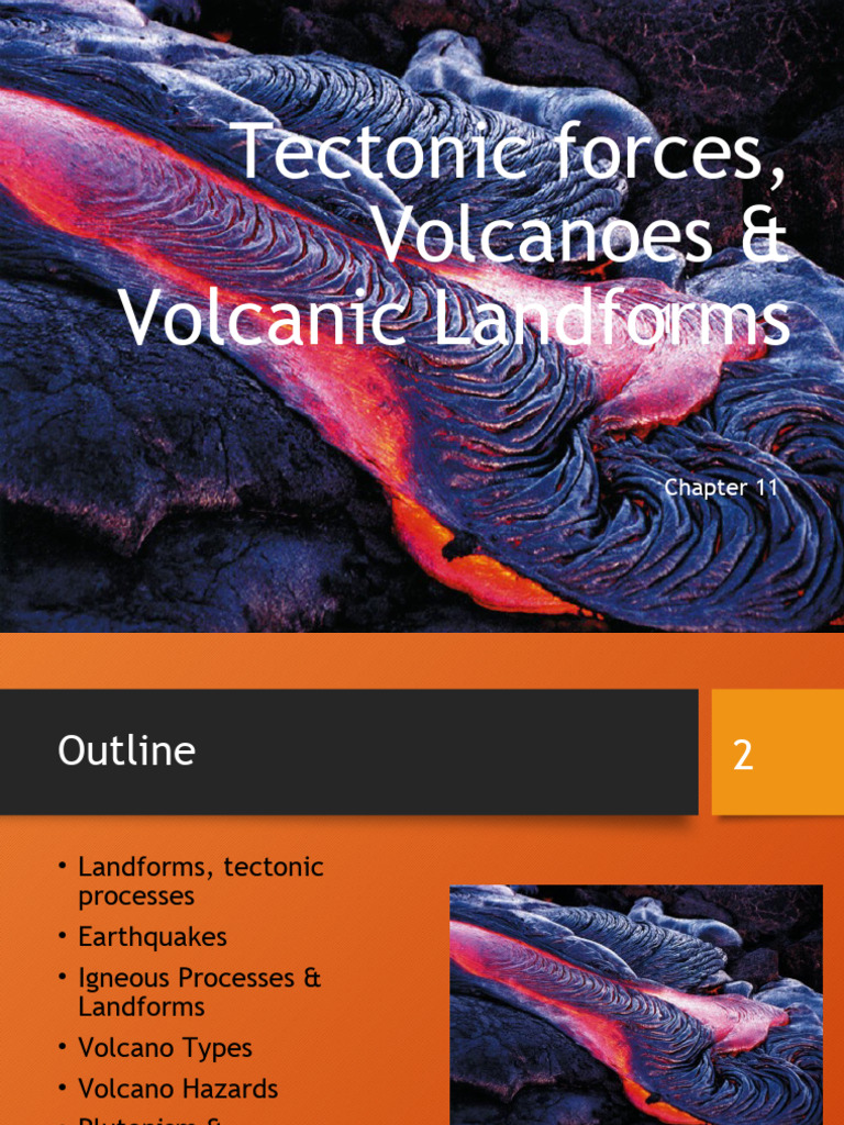 Volcanoes and Their Landforms Explained | PDF | Volcano | Lava