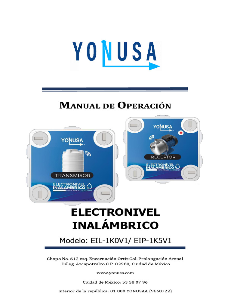 Electronivel - Manual | PDF | Diodo emisor de luz | Transmisor