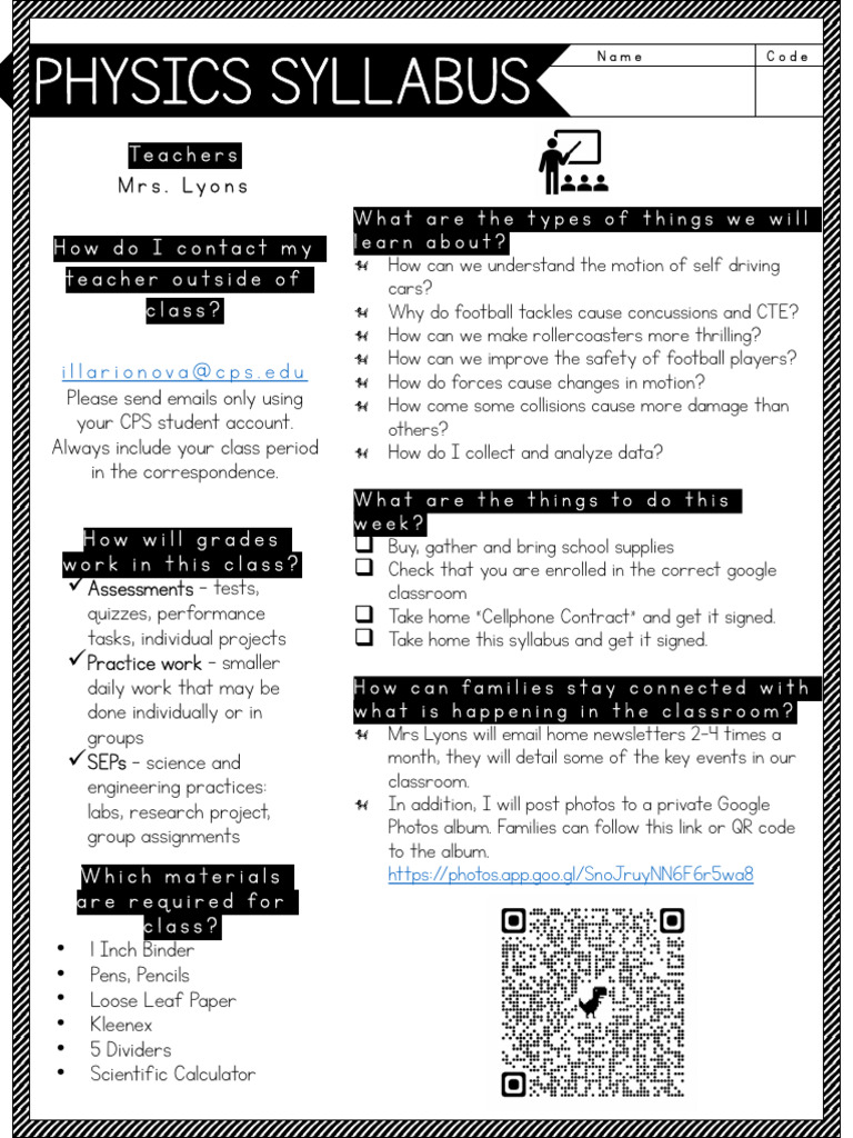 Physics Syllabus Overview | PDF | Teachers | Learning