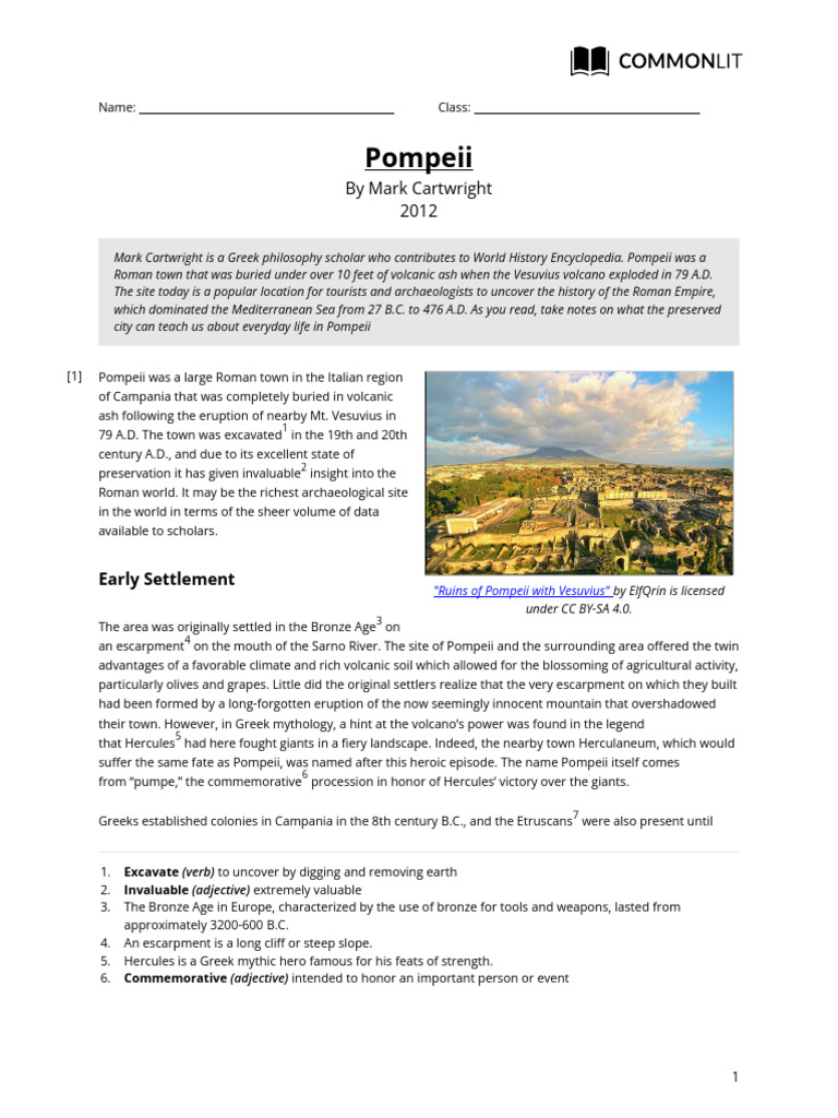 Pompeii Teacher 12 | PDF | Pompeii | Mount Vesuvius