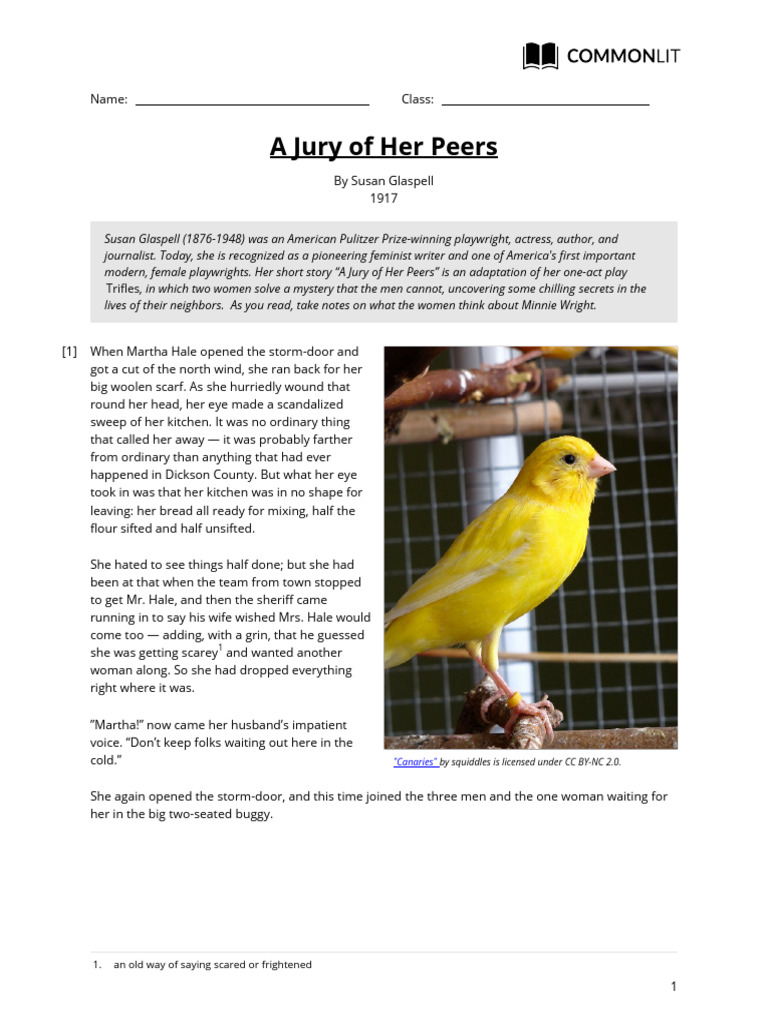 A - Jury - of - Her - Peers-Teacher | PDF