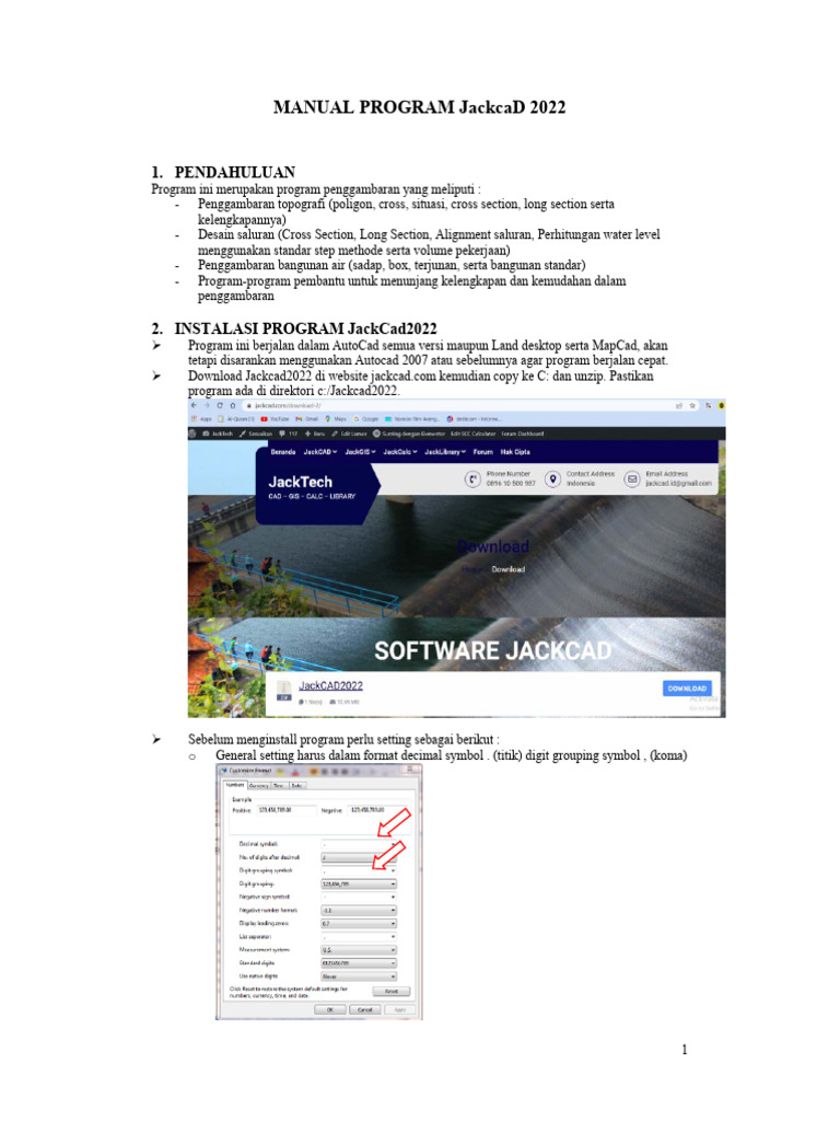 Jack Cad For Irrigation Design | PDF