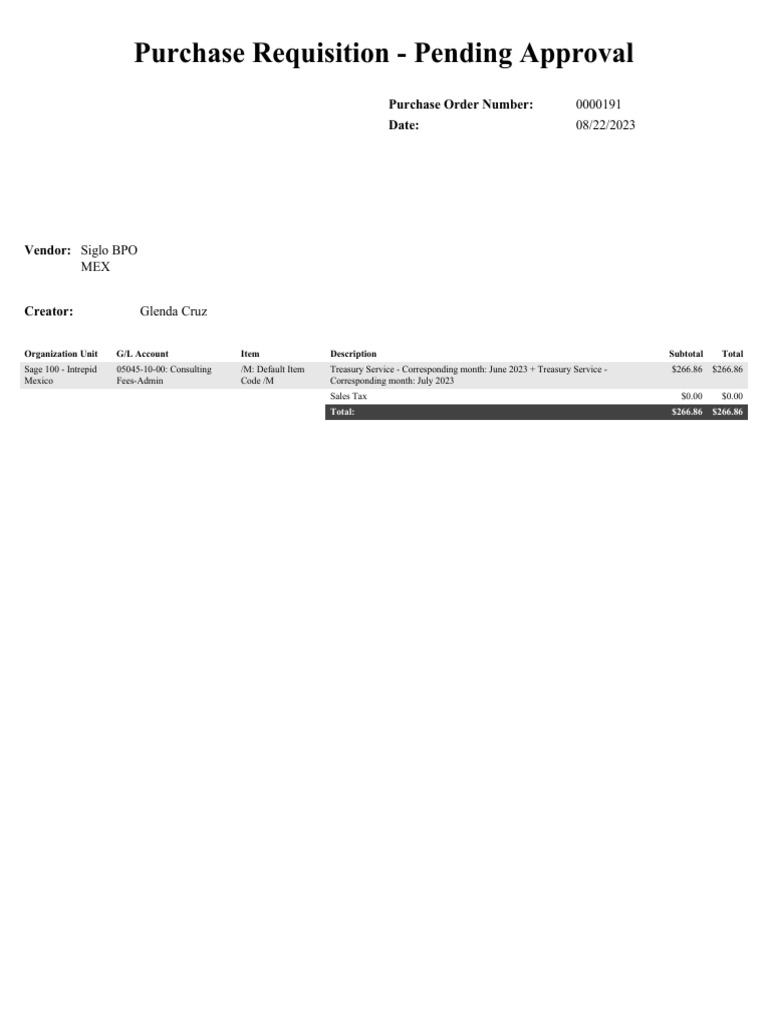 Sage 100 Intrepid Mexico 0000191 00 Siglobp Siglo Bpo Pdf 