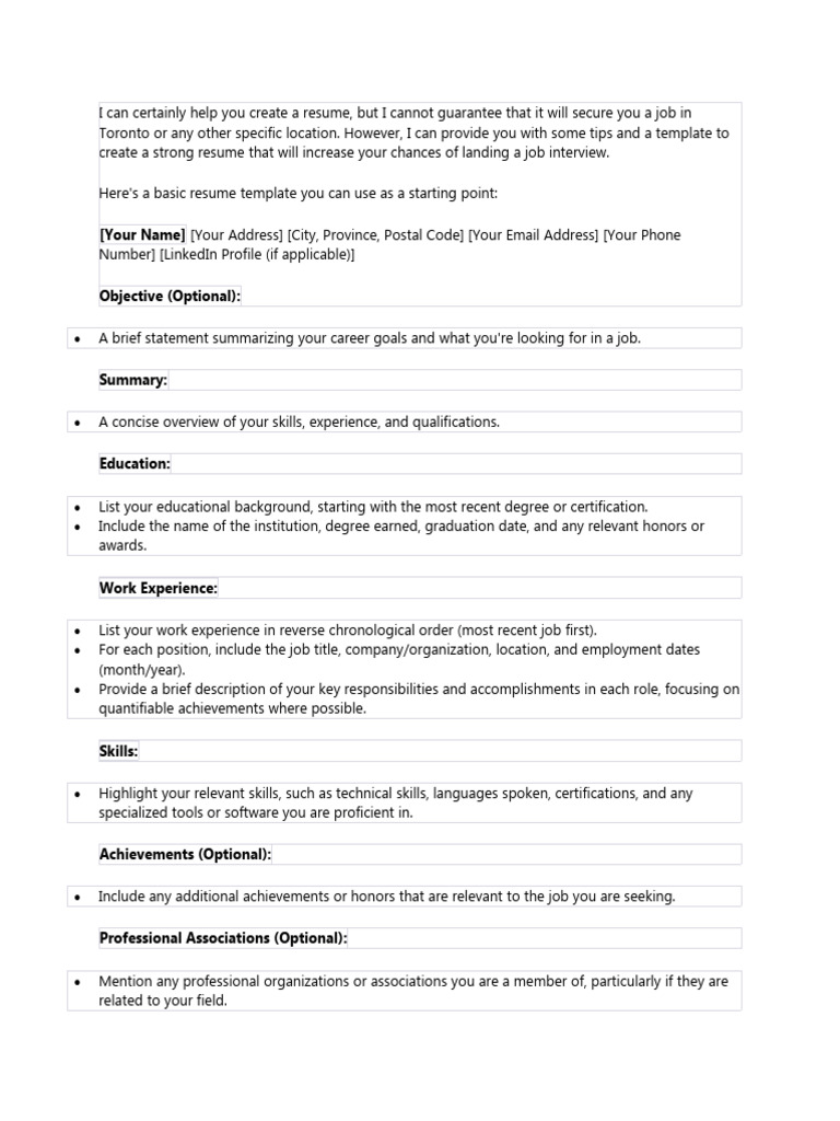 Chat GPT | PDF | Résumé | Job Interview