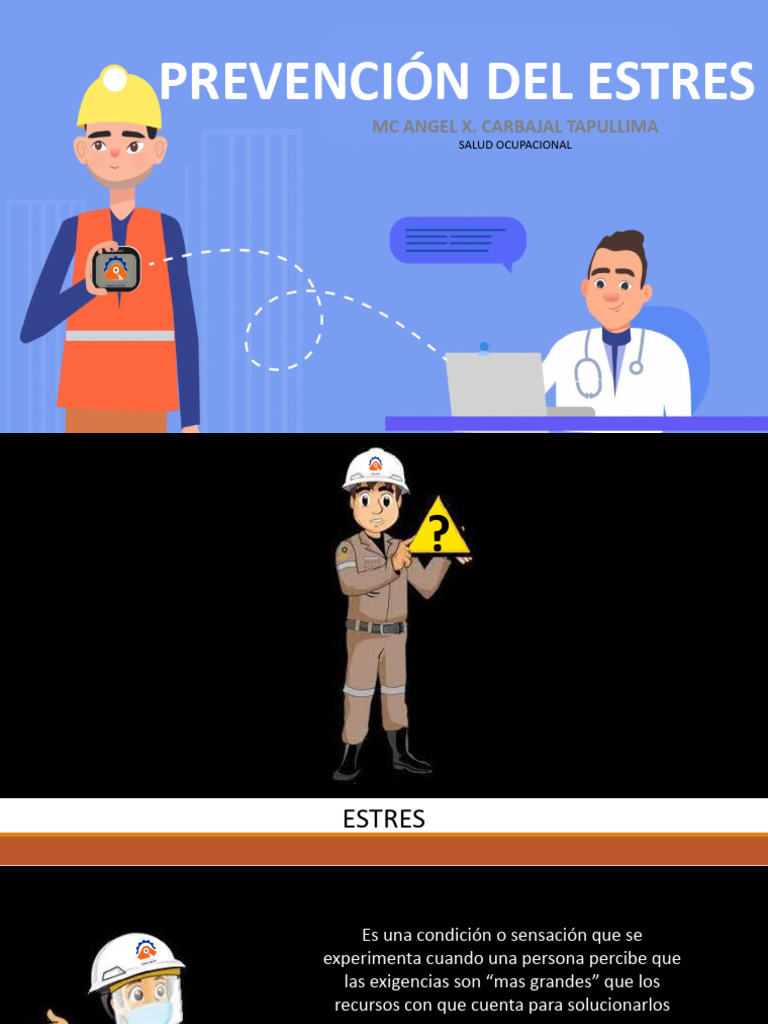 Prevención Estres | PDF | Estrés (biología) | Seguridad y salud ocupacional