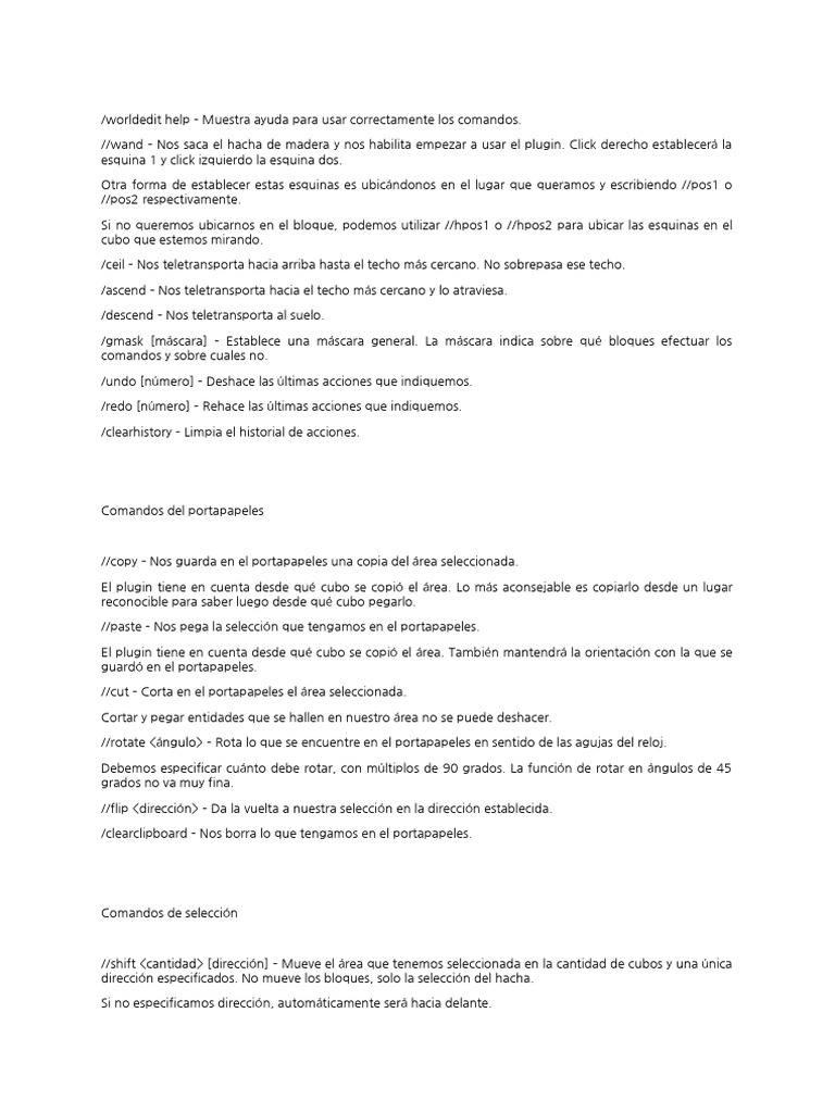 Worldedit Tutorial Pdf