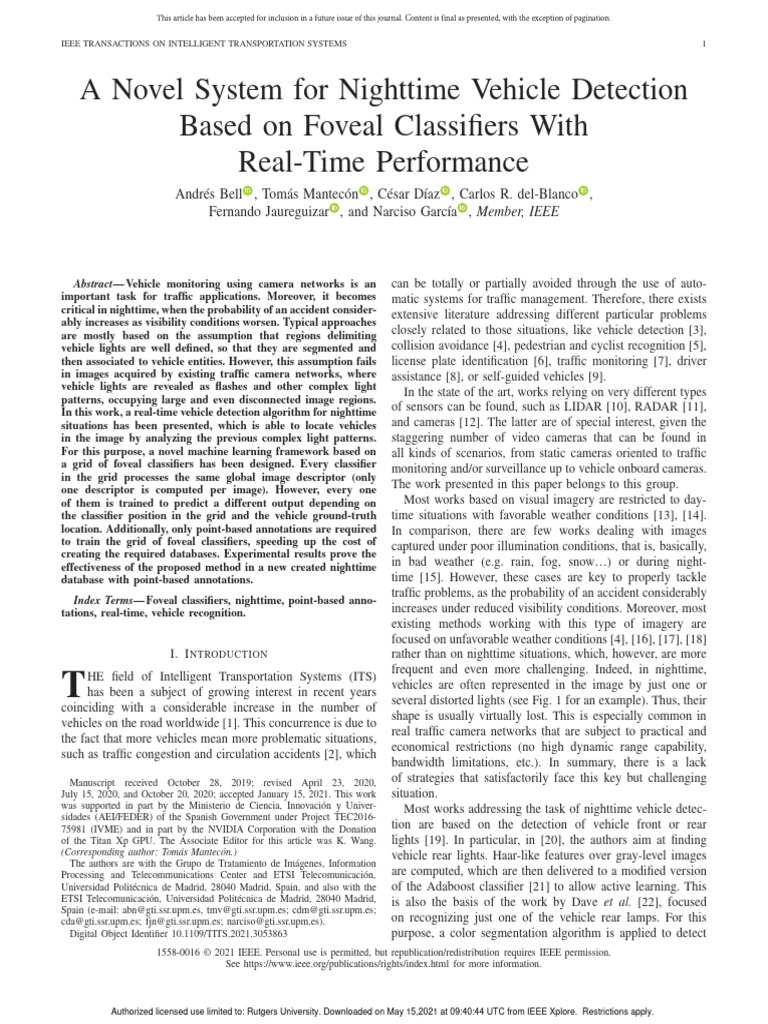 Basepaper ngt1 | PDF | Statistical Classification | Support Vector Machine