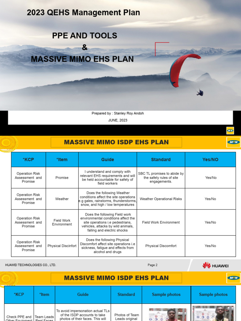 Massive MIMO SBC Training 2023 | PDF | Personal Protective Equipment ...