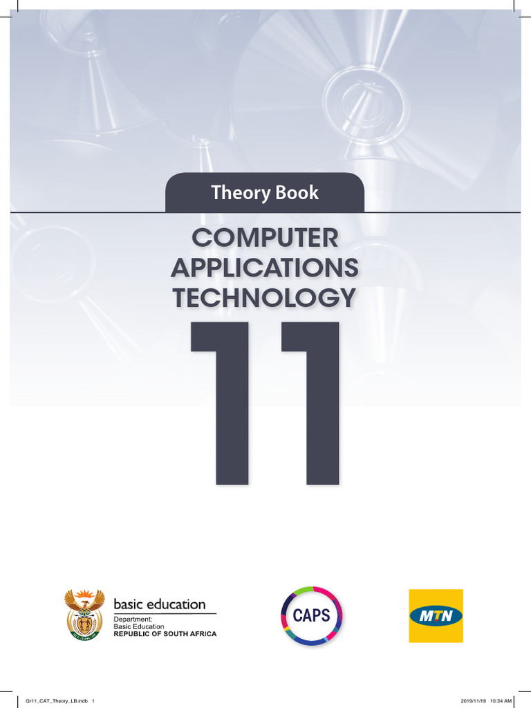 Gr11 CAT Theory | PDF | Input/Output | Computer Data Storage