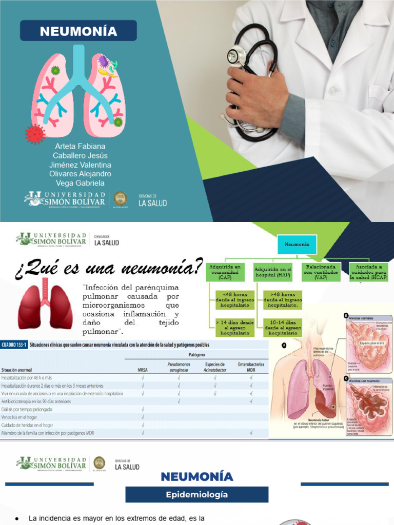 NEUMONÍA | Descargar gratis PDF | Neumonía | Cuidado de la salud