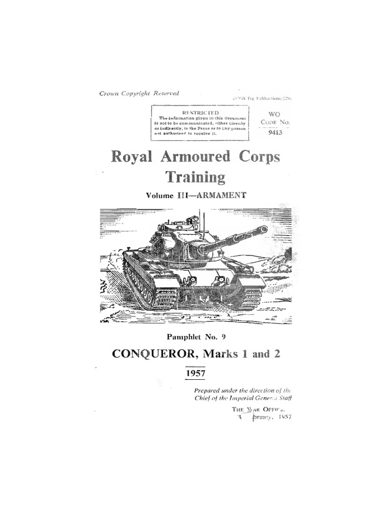 Conqueror Hvy Tank | PDF