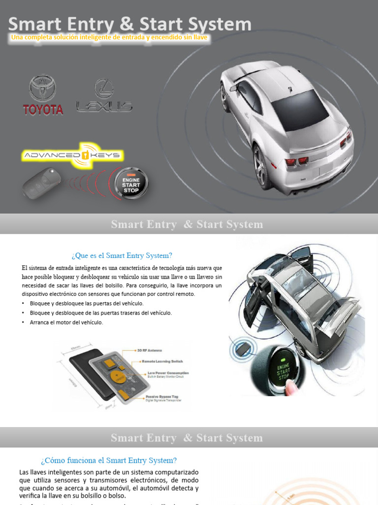 Smart Entry & Start System | PDF