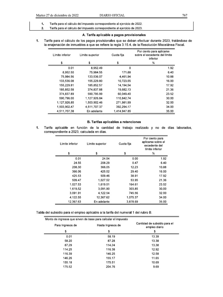 Anexo 8 de La RMF para 2023 (DOF 27122022) 4 | PDF