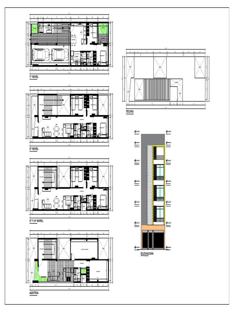 Multifamiliar 6.00m X 20.00m-Model | PDF