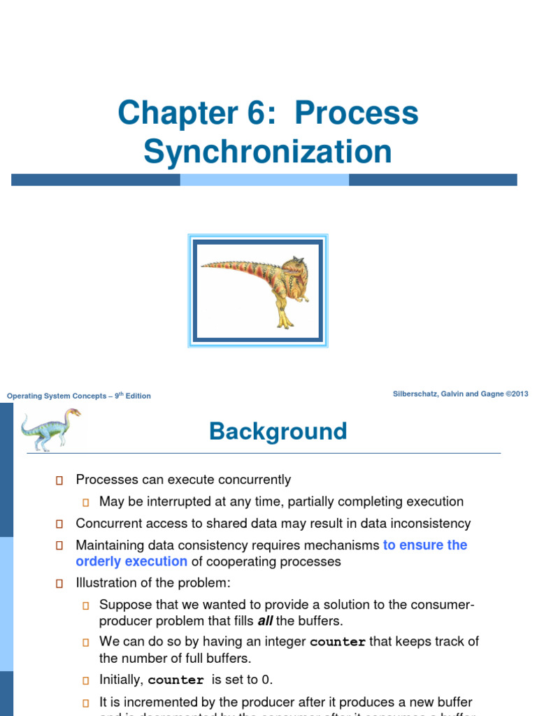 Unit 04 Process Synchronization And Deadlocks Pdf Process Computing Computing
