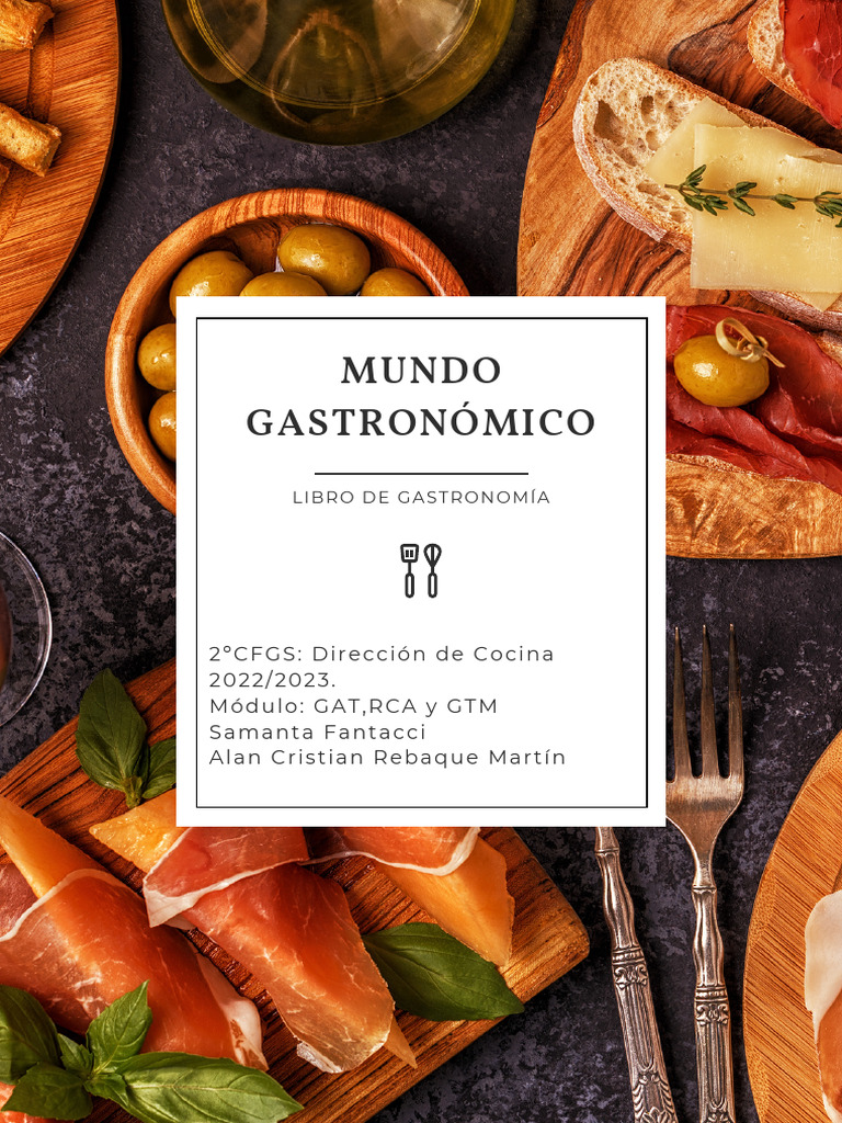 Libro de Gastronomia Del Mundo | PDF | Cocina española | Vino