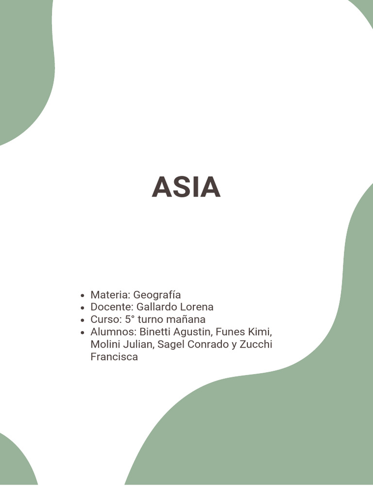 Asia Pdf Asia Clima