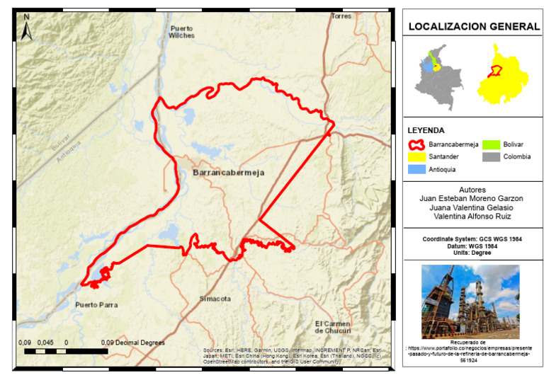 Mapa Localizacion Barrancabermeja | PDF