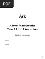 Sparx Maths - GCSE To A-Level - Answers | PDF | Mathematics | Algebra