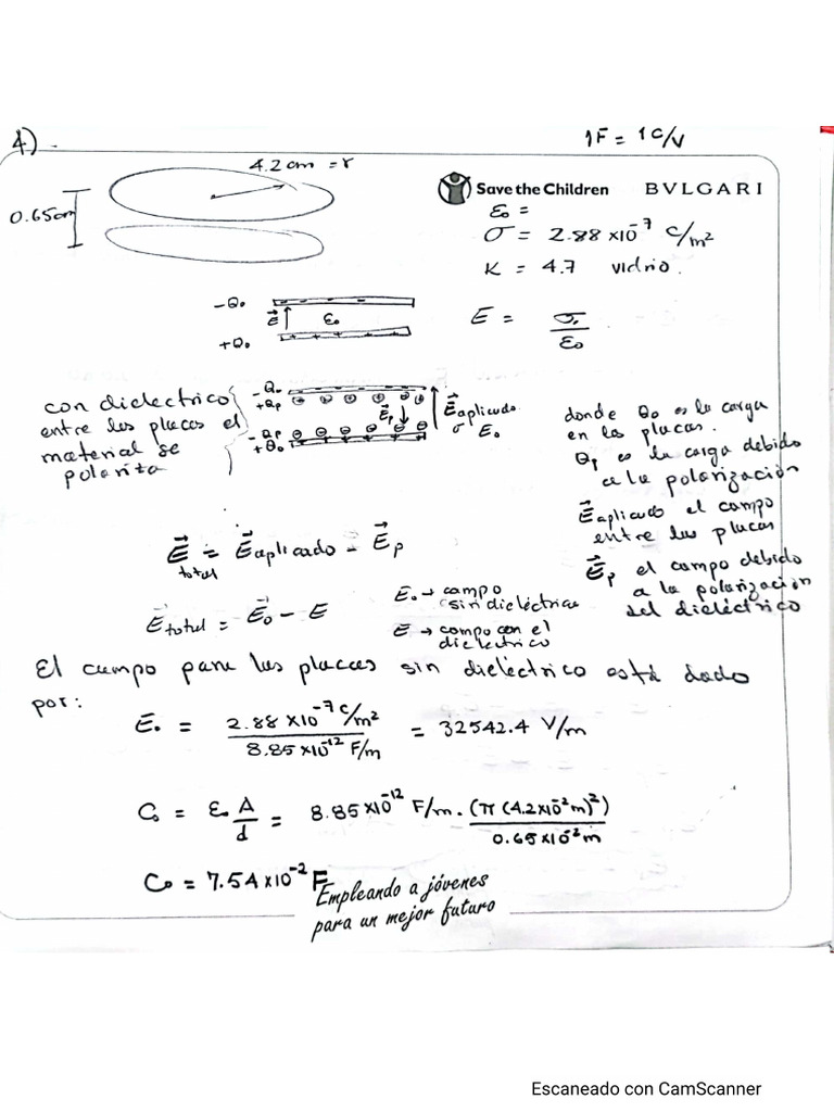 Ejerc 4 Taller Capacitancia | PDF