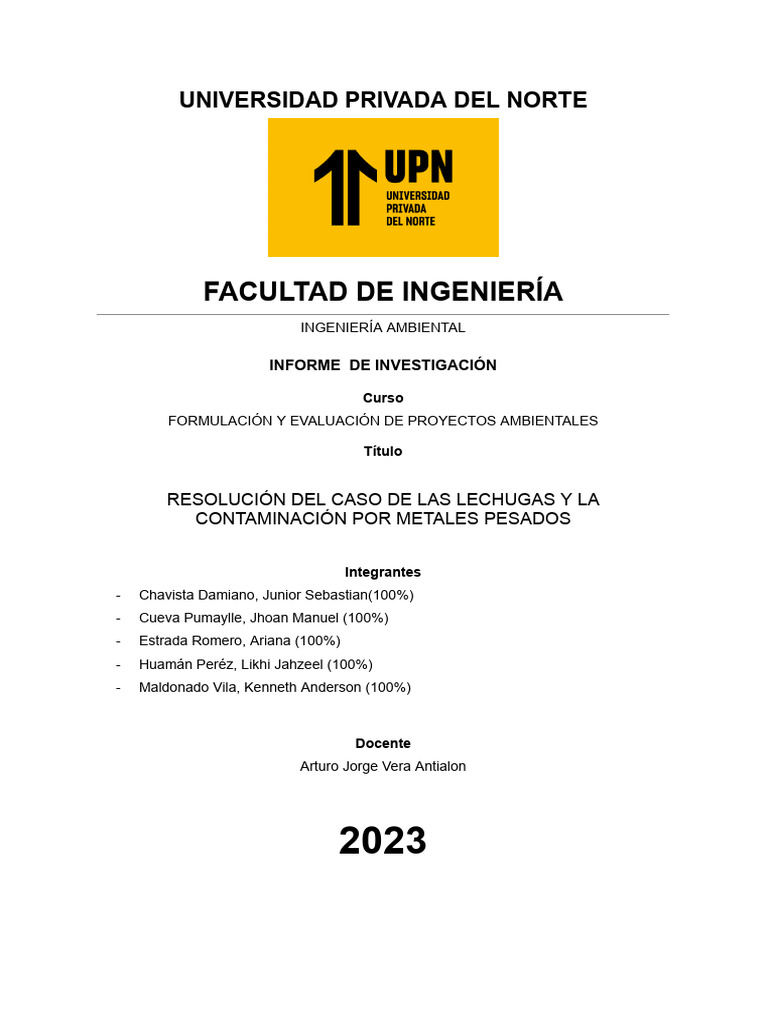 T1 Form. y Eval. Proyectos | PDF | Lechuga | Química T1 Form. y Eval. Proyectos | PDF | Lechuga | Química